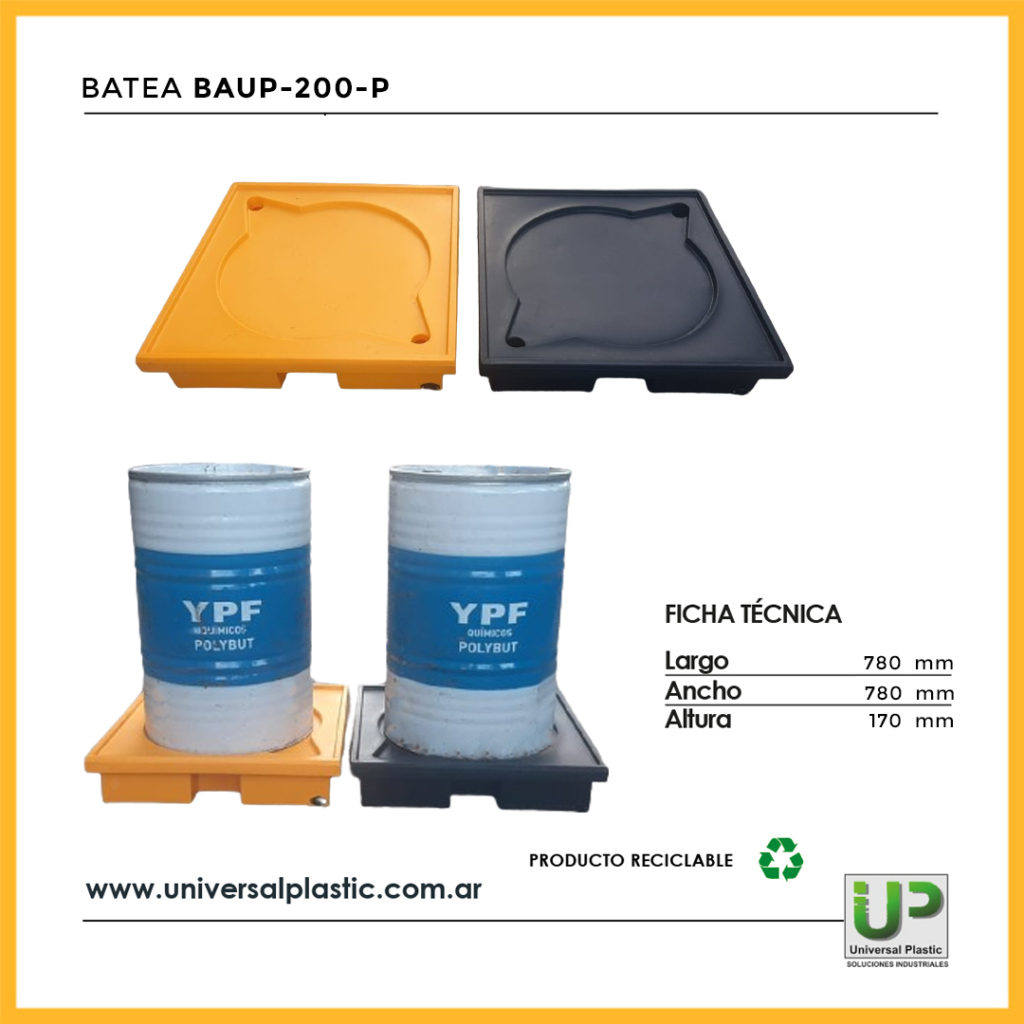 Bateas antiderrame | Universal Plastic